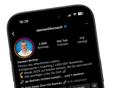Damian Richter - Dein Erfolgstrainer und Lifecoach